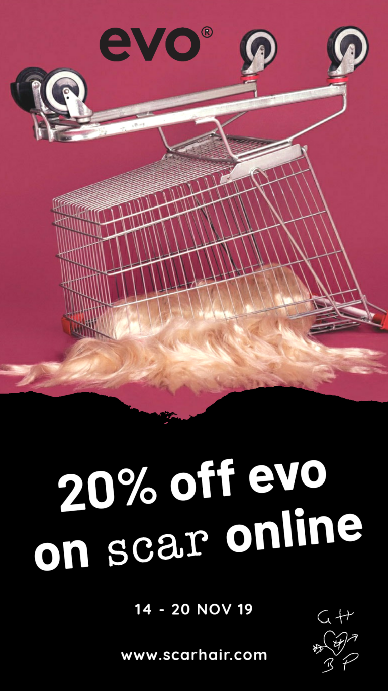 Shop & Save with evo - scar hair
